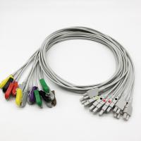 China GE Marquette MAC EKG Leadwire With Banana / Clamp Adapter TPU 0.9M 2016032-001 for sale