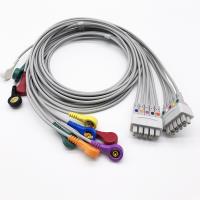 China GE Marquette MAC EKG Leadwire With Banana / Clamp Adapter TPU 0.9M 2016032-001 for sale