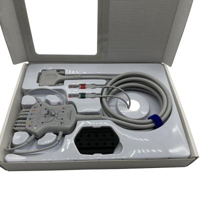 China Original Mindray R12 Ecg Lead Cable 12 Lead Banana TPU EC6408 040-001642-00 for sale