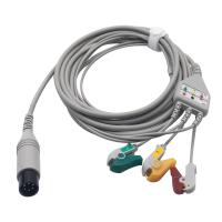 China Compatible Mindray Ecg Trunk Cable 6 Pin 3 Or 5 Leads Pm8000 Pm9000 for sale