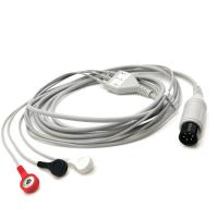 China Compatible Mindray Ecg Trunk Cable 6 Pin 3 Or 5 Leads Pm8000 Pm9000 for sale