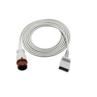 China Compatible Medical Adapter Invasive Bp Cable 3m Compatibility With Mindray Tpu for sale