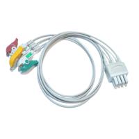 China Compatible Nihon Kohden Ekg Trunk Cable Jc-906pa 6 Lead To 12 Pin Connector for sale