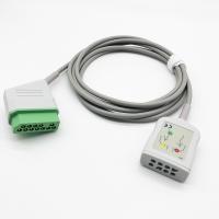 China Compatible Nihon Kohden Ekg Trunk Cable Jc-906pa 6 Lead To 12 Pin Connector for sale