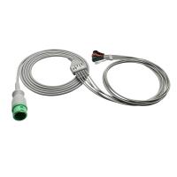China Mindray / Edan / Goldway Ecg Trunk Cable With Lead Wires 12 Pin Snap 12 Months Warranty for sale