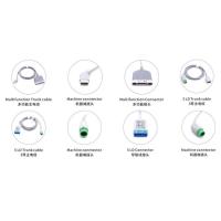 China Mindray / Edan / Goldway Ecg Trunk Cable With Lead Wires 12 Pin Snap 12 Months Warranty for sale