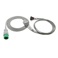 China Comen 12pin Compatible Direct Connect ECG Cable With Lead Wires for sale