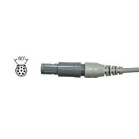 China Mainstream Capnography EtCO2 Sensor Module LEMO 8pin 60 Degree BA210 GRAY TPU Jacket for sale