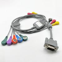China ECG Lead ECG Holter Monitoring System Cable For Changchun Digital 15 Pin Length 0.9m for sale