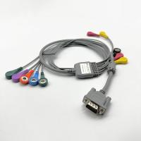 China ECG Lead ECG Holter Monitoring System Cable For Changchun Digital 15 Pin Length 0.9m for sale