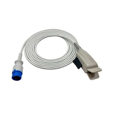 China Adult Finger Clip 8P Reusable Spo2 Sensor 3M/10ft Compatible With Creative K12 for sale