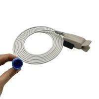 China Adult Finger Clip 8P Reusable Spo2 Sensor 3M/10ft Compatible With Creative K12 for sale