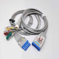China Original 12pin ECG Trunk Cable 5 Lead 989803145061 M1668A 2.4m for sale