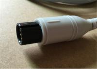 China Round 6 Pin Welch Allyn 5 Lead Zoll Ecg Cable 3.6m Grey White Color for sale