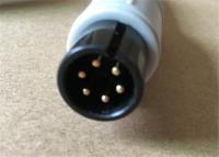 China Round 6 Pin Welch Allyn 5 Lead Zoll Ecg Cable 3.6m Grey White Color for sale