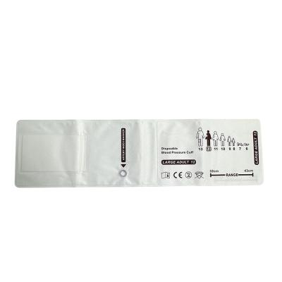 China Large Adult 12 Welch Allyn Disposable Nibp Cuff 32-43cm Individual Package for sale