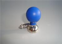 China Blue Ecg Bulb Electrodes  24mm 32mm Bulb Diameter Suction Cup Electrodes for sale