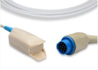 China Compatible Biolight M9500 / m8500 / M7000 12pin adult reusable spo2 sensors probe with 3m for sale