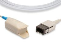 China GE Ohmeda OXY F4 MC Adult Spo2 Sensor For Patient Monitor Soft Tip Grey White Color for sale