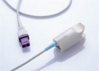 China Lohmeier Oximeter Finger Sensor , 3m TPU Cable Finger Clip Spo2 Sensor for sale