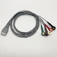 China Biolight Direct-Connect Holter ECG Cable For 3 or 5 Lead Snap Connector for sale
