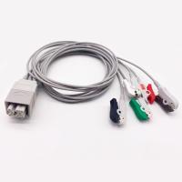 China Multi-link ECG Holter Cable 5 Lead Clip 1.1m For GE SEER 1 Year Warranty for sale