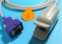 China DB 14 Pin  Pulse Oximeter Probes , Reusable Covidien  Spo2 Sensor for sale