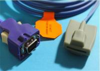 China DB 14 Pin  Pulse Oximeter Probes , Reusable Covidien  Spo2 Sensor for sale