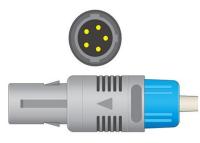 China Compatible Choice 5pin spo2 extension cable/ adapter cable for sale