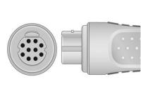 China Datex ohmeda TruSignal TS-N3 spo2 adaptor cable / extension cable with 10pin for sale