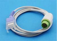 China Kontron 7840 Medical Pulse Ox Machine Extension Cable 12 Pin Connector for sale