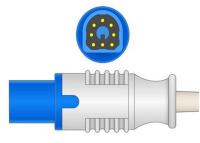 China HP M1941A Spo2 Adapter Cable Durable TPU 3M 8-pin D-Shaped Male Connector for sale