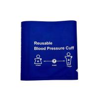China Reusable Blood Pressure Cuff Blue Adult Patient 27.5 To 36.5 Cm Cuff for sale