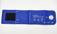 China Reusable Blood Pressure Cuff Blue Adult Patient 27.5 To 36.5 Cm Cuff for sale