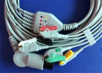 China AAMI 6 Pin 5 Lead ECG Patient Cable For Spacelabs / Mindray 3.6m Length for sale