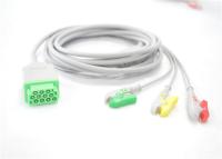 China GE Marqutte ECG Patient Cable With Cip / Snap 11 Pin Connector 2.7m Trunk Cable for sale