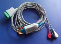 China GE Marqutte ECG Patient Cable With Cip / Snap 11 Pin Connector 2.7m Trunk Cable for sale