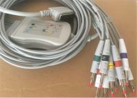 China Kenz 108 / 109 Ecg Cables And Leadwires , Ecg Patient Cable With Banana / din 3.0 for sale