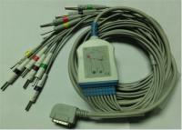 China Kenz 108 / 109 Ecg Cables And Leadwires , Ecg Patient Cable With Banana / din 3.0 for sale