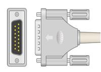 China Compatible HP / HP Electrocardiogram Machine Cable And Lead Wires for sale