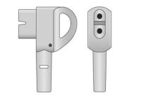 China HP / HP EKG Cable With 10 Lead Wires 2 Pin Connector Grey Color 989803151651 for sale