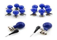 China Hospital Suction Bulb For Adults , Metal Chest Electrodes For Snap / Clip for sale