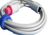 China GE Datex Ohmeda  Ibp Cable 10 Pin Connector Grey HP Ibp Cable 3M for sale