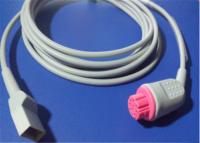 China GE Datex Ohmeda  Ibp Cable 10 Pin Connector Grey HP Ibp Cable 3M for sale