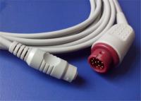 China 12 Pin Invasive Blood Pressure Cable TPU Cable Material 4.0mm Diameter for sale