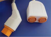 China Drager Dual Blood Pressure Transducer Cable , 16 Pin IBP Transducer Cable for sale
