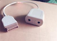 China GE Dual Medical Temperature Probe Adapter Cable 4 Mm Cable Diameter for sale