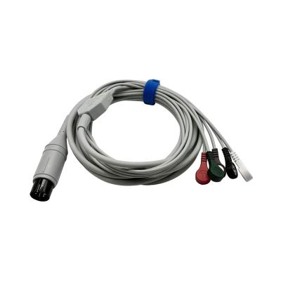 China Original Mindray One-Pieces ECG Patient Cable 6pin 5 lead EA6151B TPU for sale