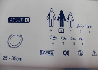 China Medical Non Invasive Blood Pressure Cuff One / Double Tube 27 - 35cm Size for sale