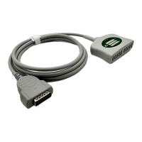 China GE Marquette MAC EKG Trunk Cable 12leads  2104723-001 22341809 AHA IEC 2.4M DB15 Connector for sale